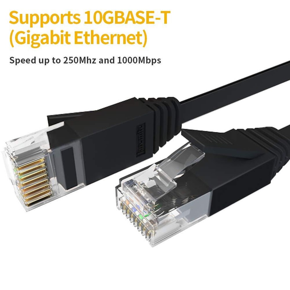 Ethernet cable 50 ft, Cat6 Long LAN Internet Network Cable 50ft with ...