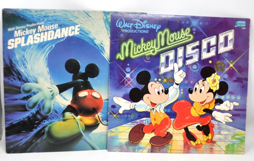 Mickey Mouse Disco and Splashdance Lot Wal Disney ALBUMS 62520& 2504 | eBay