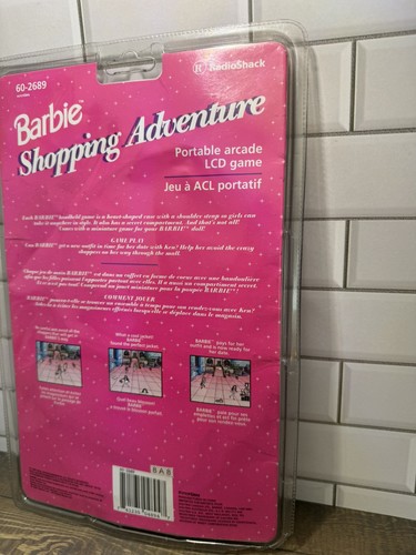New Vintage Barbie Fashion Shopping Adventure Electronic Handheld Game ...