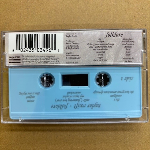 Cassette / Taylor Swift Taylor Swift - Folklore 006021435034966 | eBay