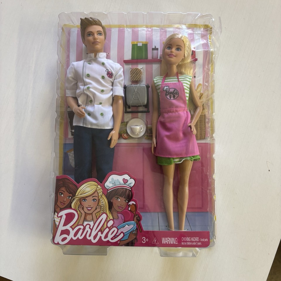 Barbie & Ken Cafe Chef Set 2010 Mattel Blonde FHP64 by Mattel - NIB | eBay