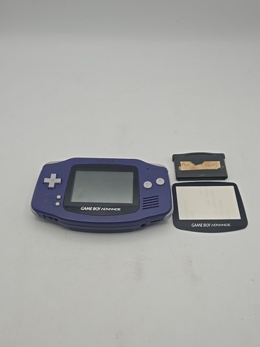 Nintendo Game Boy Advance Console Indigo AGB-001 Tested W/game- New ...