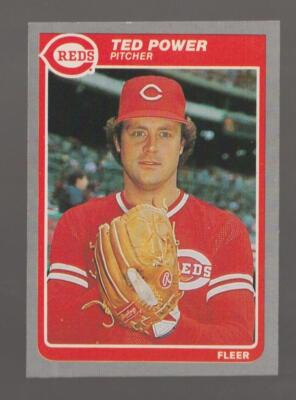 1985 Fleer Ted Power Cincinnati Reds #547 Near Mint or Better | eBay