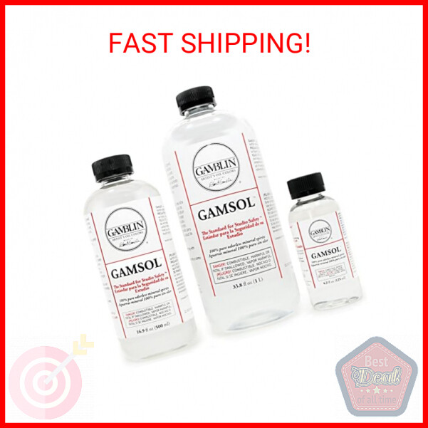 Gamblin Gamsol Odorless Mineral Spirits Bottle, 4.2oz | eBay