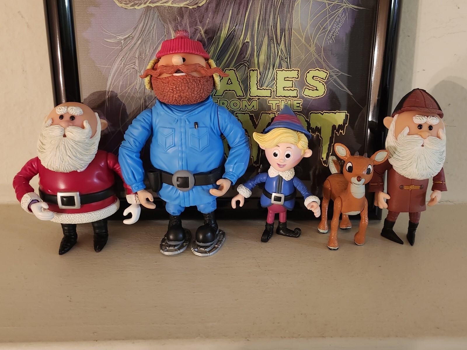 Rudolf the Red Nosed Reindeer Island of Misfit Toys Yukon Santa Elf Lot ...