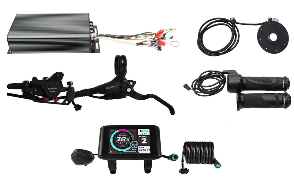48V-72V 3000W-5000W eBike Conversion Kit Rear Wheel for Fat Tire 20/24 ...