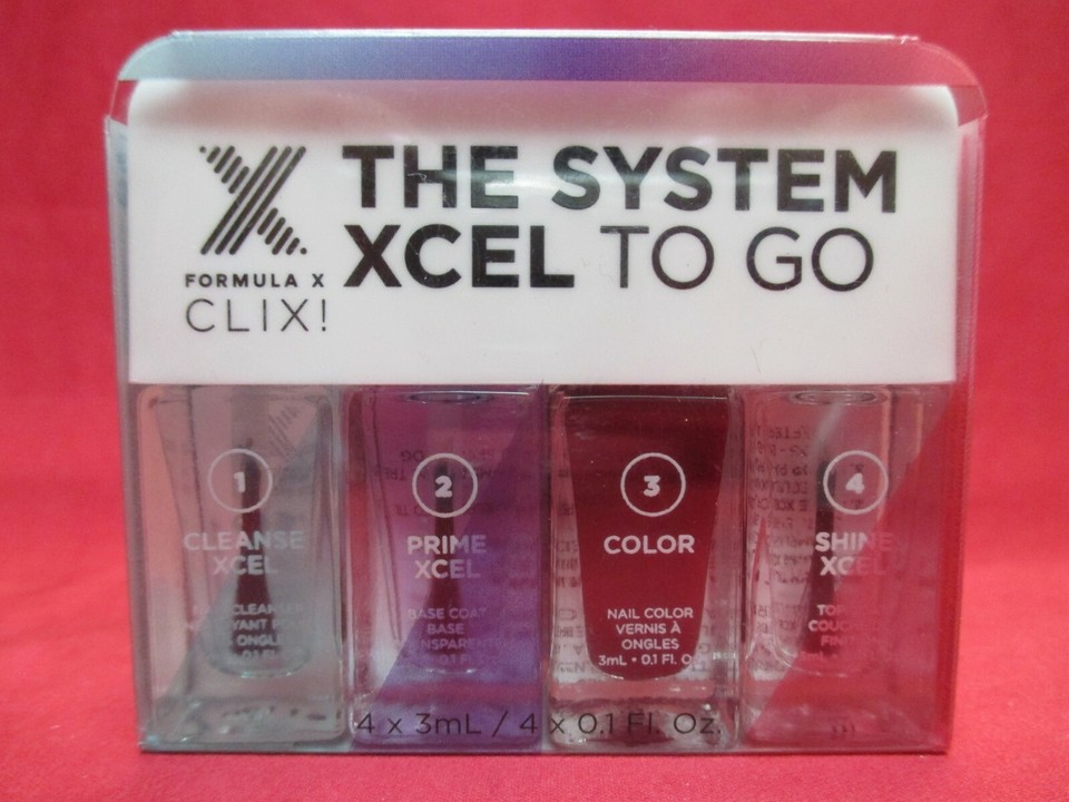 Formula X Clix! The System To Go ~ Mini Bottle 4pk ~U PICK Your Shade ...