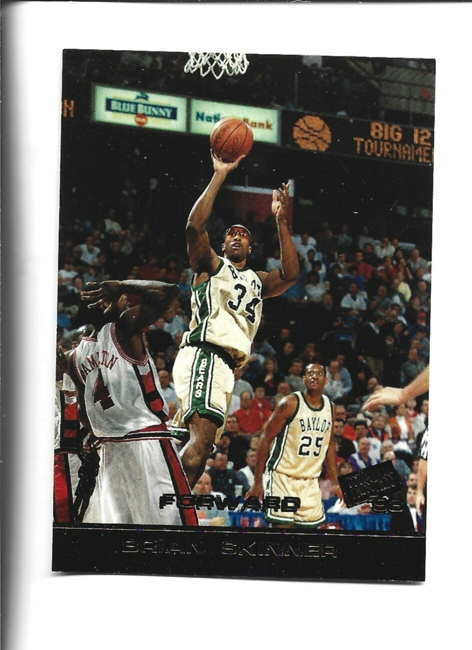 1998 Press Pass Gold #26 Brian Skinner rookie card, Baylor Bears legend ...