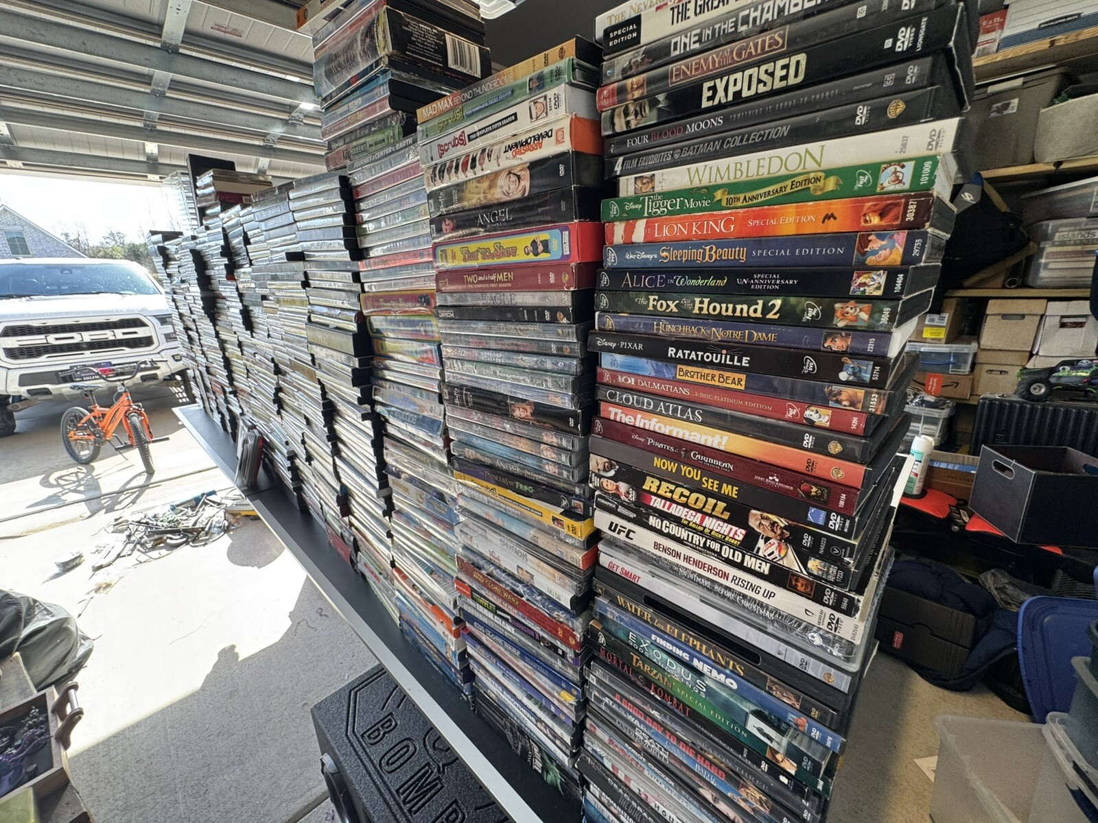 Huge 1,130+ DVD Collection Bulk Lot | Movies, TV, Rare & Sealed Titles ...