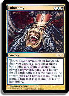 Lobotomy (FNM) FOIL Promo MINT Sorcery Special MAGIC THE GATHERING CARD ...