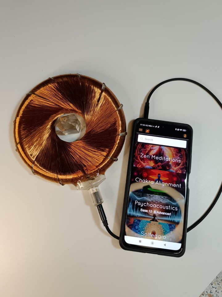 Rodin Coil new 12 turns blk 4" Scalar Toroidal Vortex Wave Generator ...