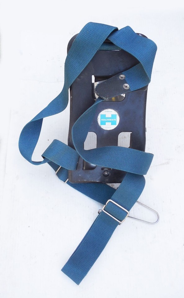 1960's HEALTHWAYS SINGLE 72 cf TANK BACKPACK- UNUSUAL CRISSCROSS ...