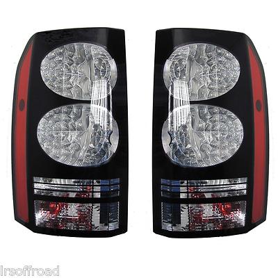 LAND ROVER DISCOVERY 3 & 4 REAR BLACK LED TAIL LIGHT LAMPS LR162972 ...
