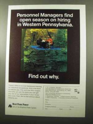 1969 West Penn Power Ad - Personnel Managers | eBay