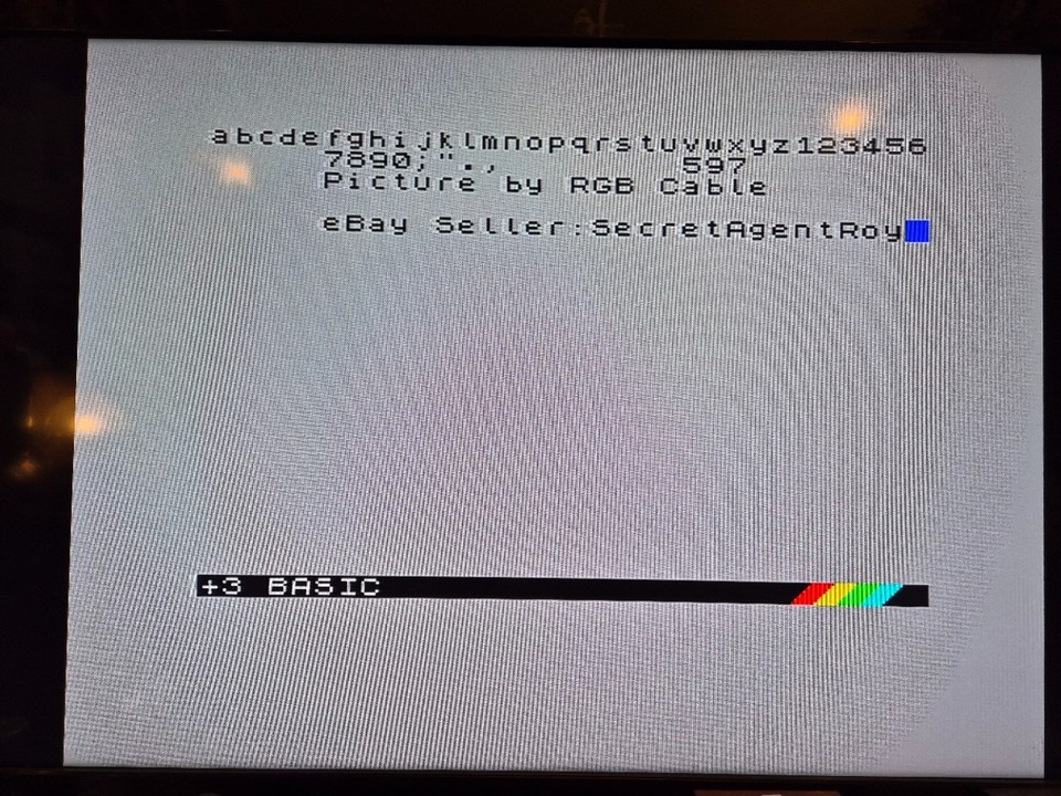 Sinclair ZX Spectrum Plus +3 Computer 128K Vintage TZX TAP Mp3 Tested ...