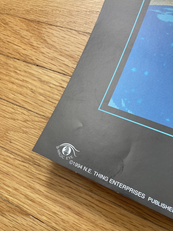 1994 MAGIC EYE Poster NVISION GRAFIX 3D celestial Adventure Illusion ...