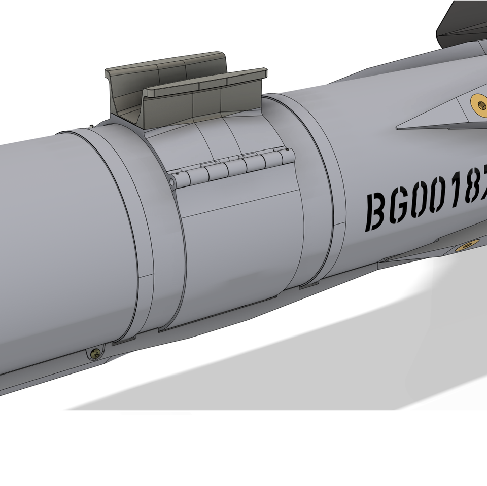 3d printed AIM-9X Sidewinder Missile Model – Scale Replica Display Prop ...
