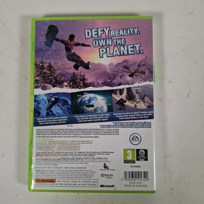 SSX & Shaun White Snowboarding Bundle Xbox 360 Video Game PAL | eBay