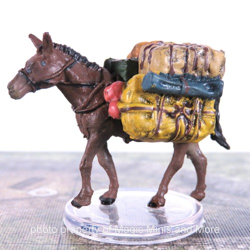 Fangs and Talons ~ PACK MULE #11 Icons of the Realms D&D miniature ...