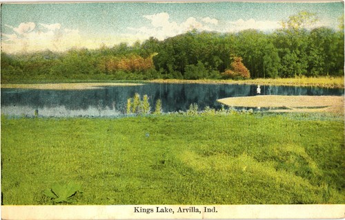 Kings Lake Avilla Indiana Divided Postcard Antique | eBay