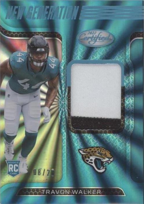 2022 Panini Certified - New Generation Jerseys Travon Walker #NGJ-TW ...