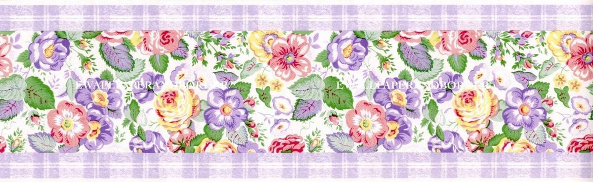 Lavender Wallpaper Border