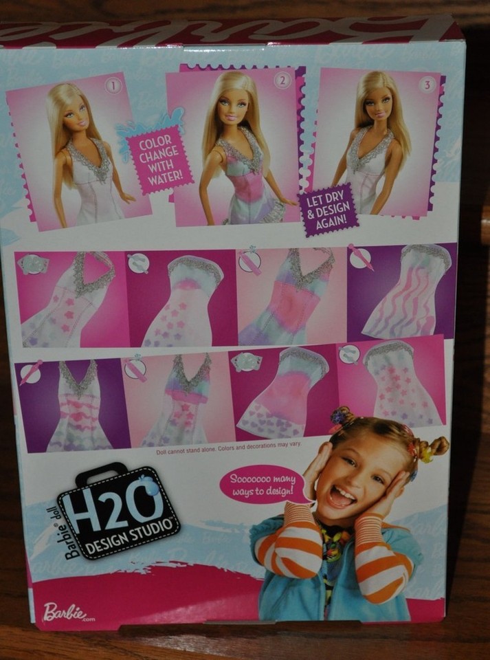 Barbie H2O Design Studio Color Fashion Gift set Doll Accessories W1598 ...