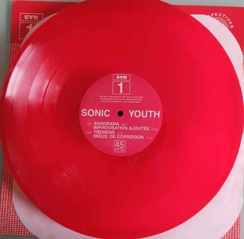 MINT Sonic Youth Anagrama SYR1 USA issue 12'' RED vinyl EP 1997 grunge rare | eBay