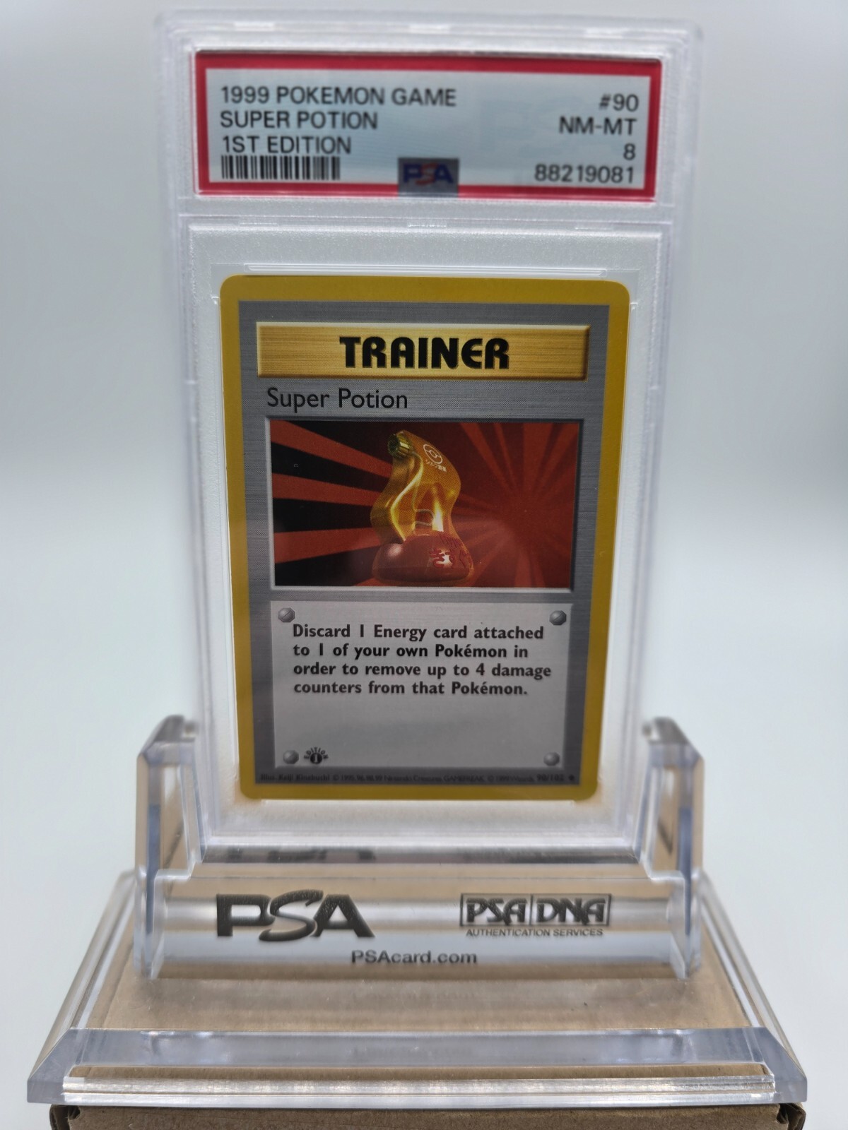 1999 Pokemon - 1st Edition Shadowless Super Potion - Base Set 90/102 ...