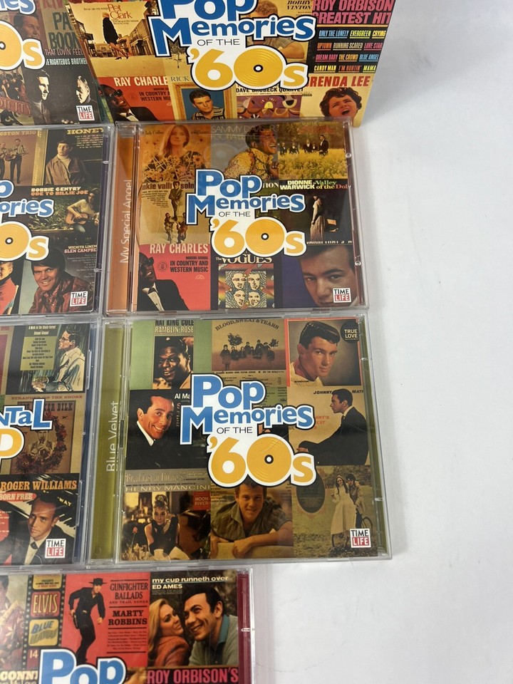 Time Life Pop Memories of the 60s CD Box Set 10-Disc Original Complete ...