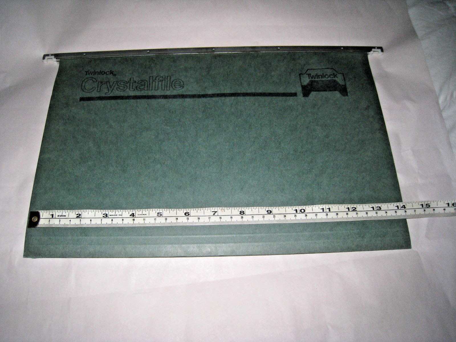 Vintage Twinlock Personal Document File Metal 12 Crystalfile files 9/14 ...