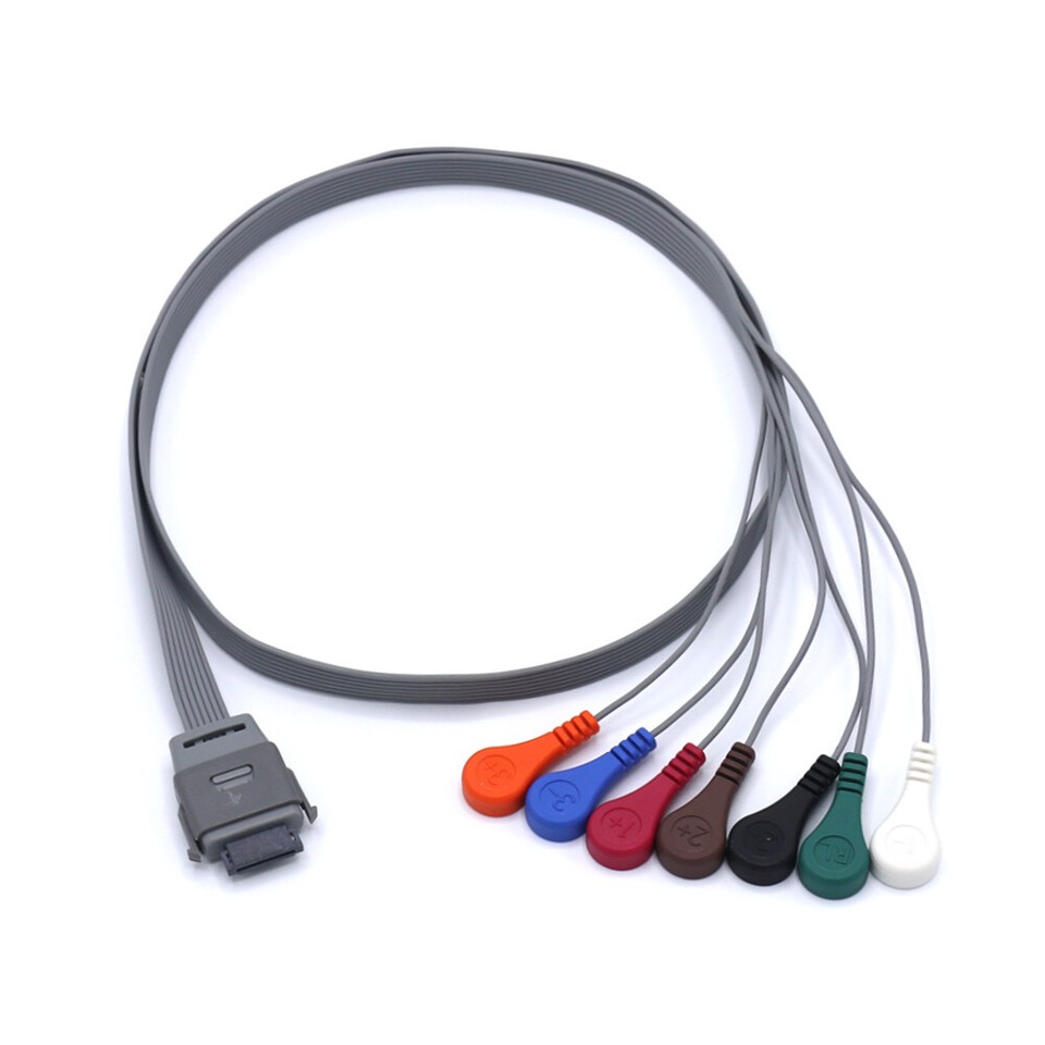 Biomedical Instruments / Edan Holter cable 7leads snap compatible | eBay