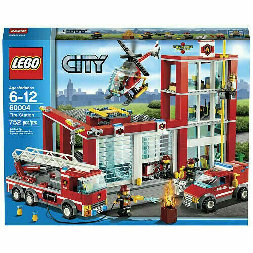 LEGO CITY #60004 Fire Station 2013 box damage new 673419188005| eBay