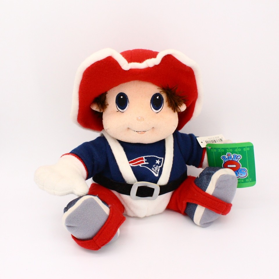 Vintage NFL Lil’ Fans New England Patriots Plush Stuffed Doll NWT ...