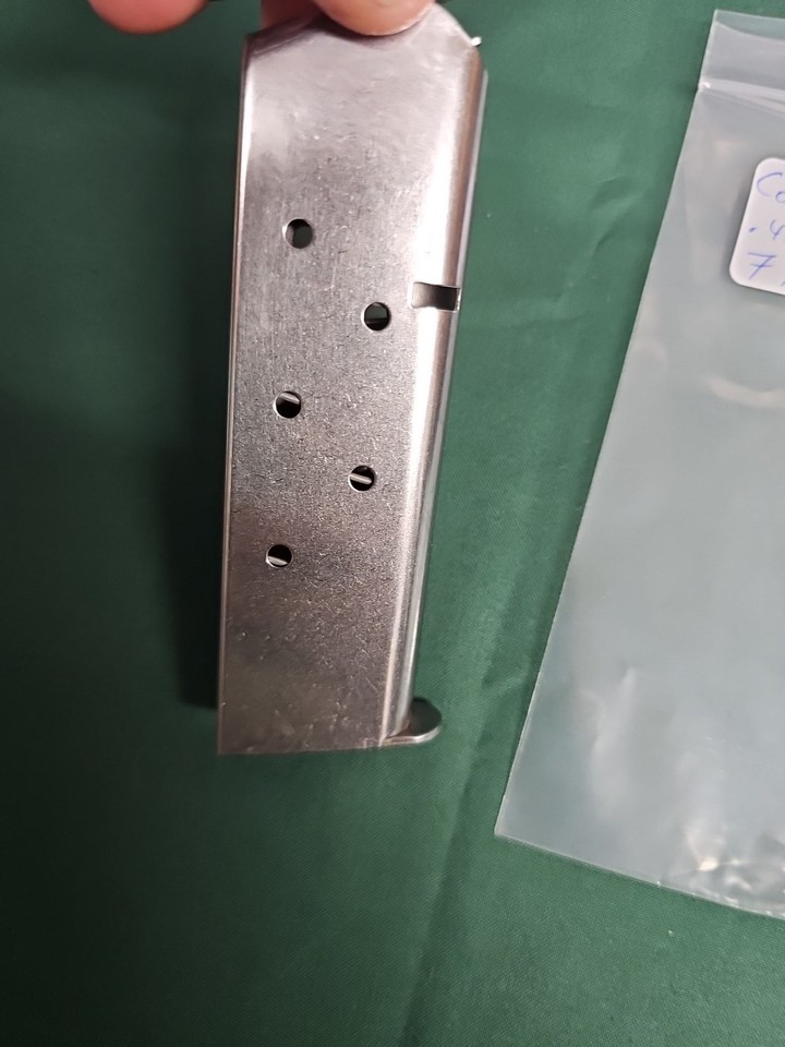 Colt 1911 Magazine .45 ACP 7 rd Factory Original OEM M1911A1 Marked 45 ...