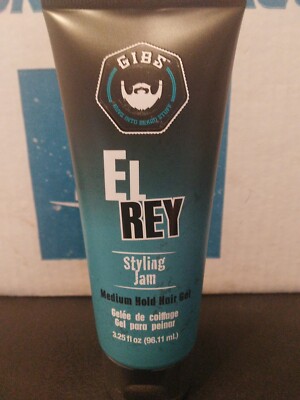 GIBS El Rey Styling Jam Medium Hold Hair Gel 3.25 oz | eBay