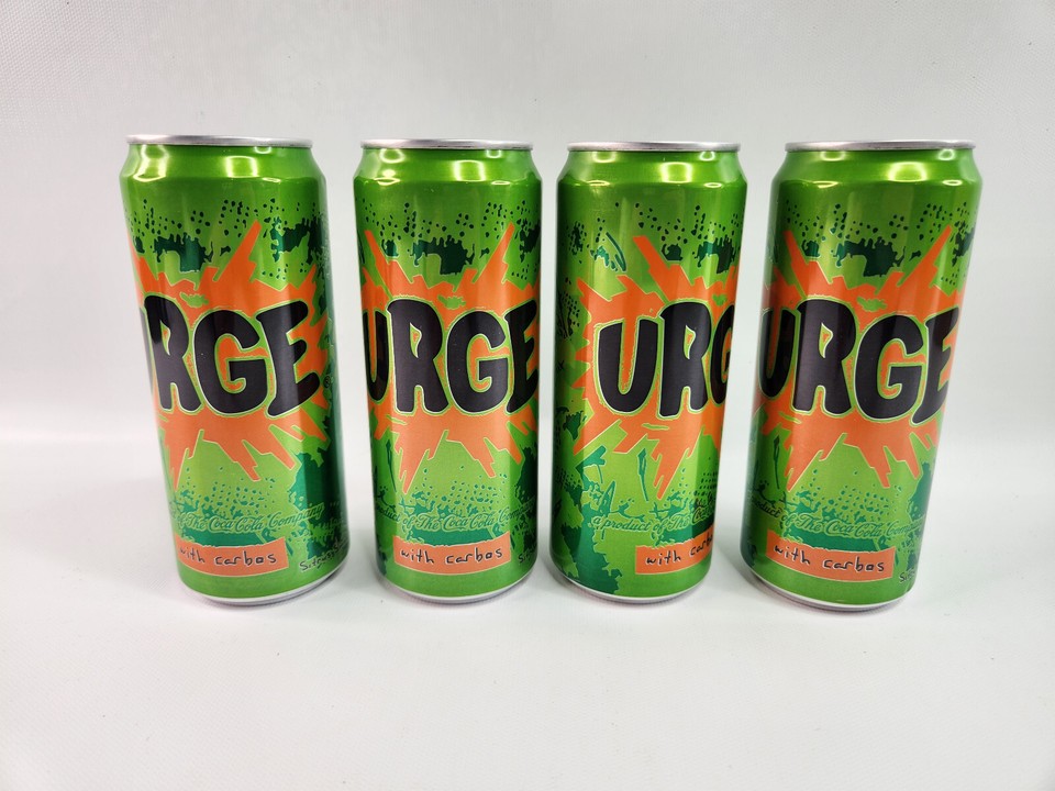 4 Cans Urge Surge Soda - Norwegian Surge - Ships From Wisconsin - Coca ...