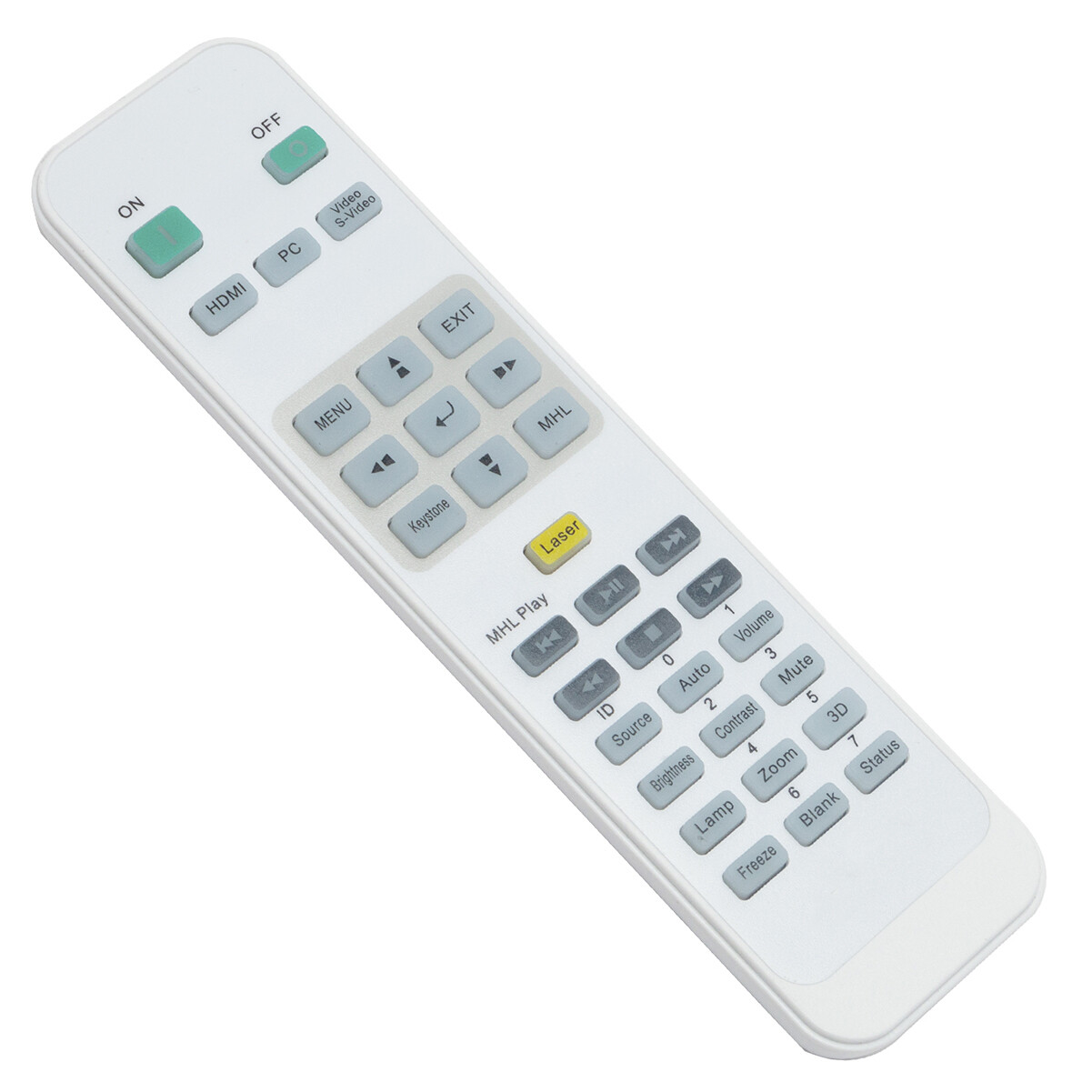 New Remote Control for VIVITEK Projector DU7095Z RX46313 RU56723 ...