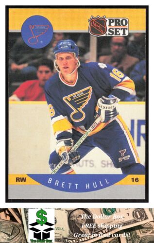 1990-91 Pro Set #263 Brett Hull - St. Louis Blues | eBay