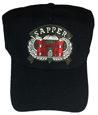 US ARMY ENGINEER SAPPER HAT CAP W/ CASTLE BRANCH INSIGNIA ESSAYONS 12B ...