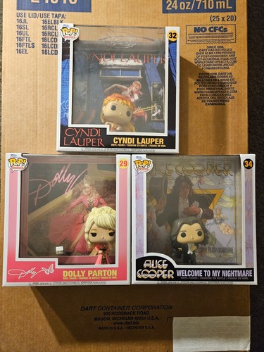 Funko Pop Album Cover lot 3 Funko Pops | eBay