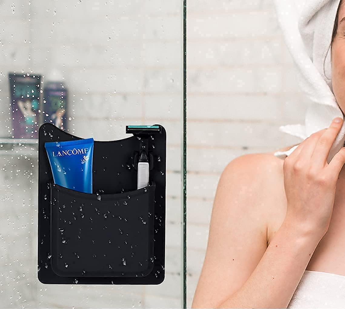 Shower Toothbrush Holder Bathroom,Waterproof Silicone Bathroom Storage ...