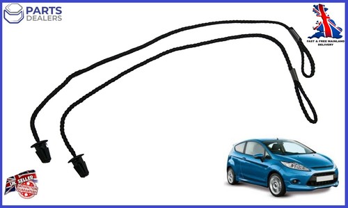 2x PARCEL SHELF STRING CORD COVER STRAPS FOR FORD FIESTA MK6 2008-2012 ...