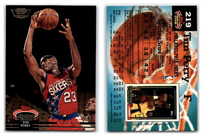 1992-93 Stadium Club Members Only #219 Tim Perry - Philadelphia 76ers ...