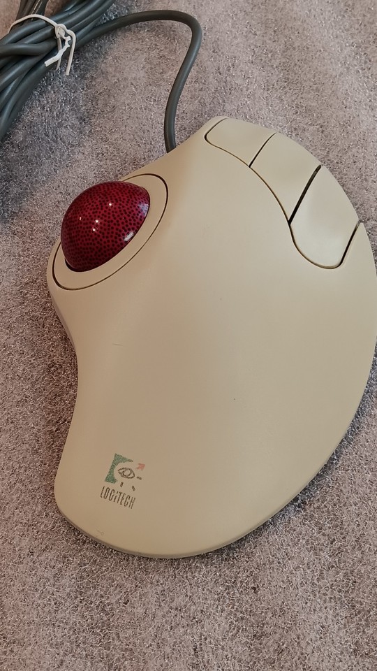 Logitech Trackball TrackMan Marble Mouse T-CH11 Computer | eBay