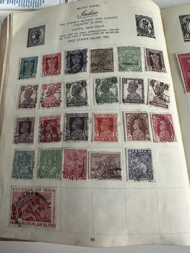 Old Stamp Album See Pictures | eBay UK