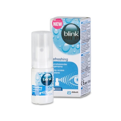 ABBOTT BLINK REFRESHING AUGEN SPRAY EYE 10ml KONTAKTLINSEN PFLEGEMITTEL ...