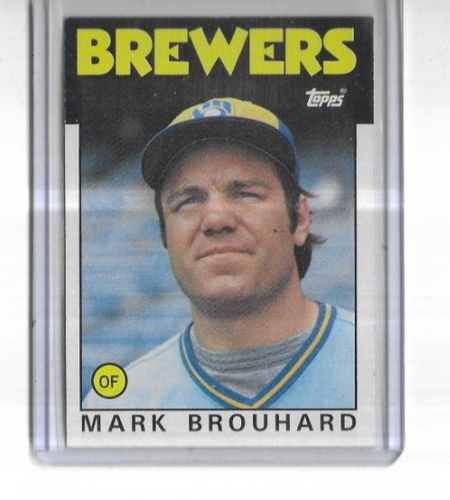 1986 Topps #473 Mark Brouhard Milwaukee Brewers | eBay