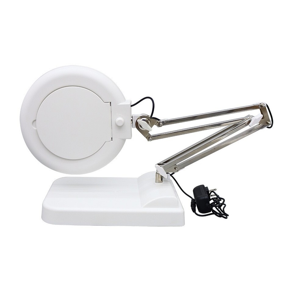 New 30x Benchtop Magnifier Lamp for Reading Working Crafts Workbench ...