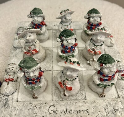 Snowman Tic Tac Toe Set | eBay